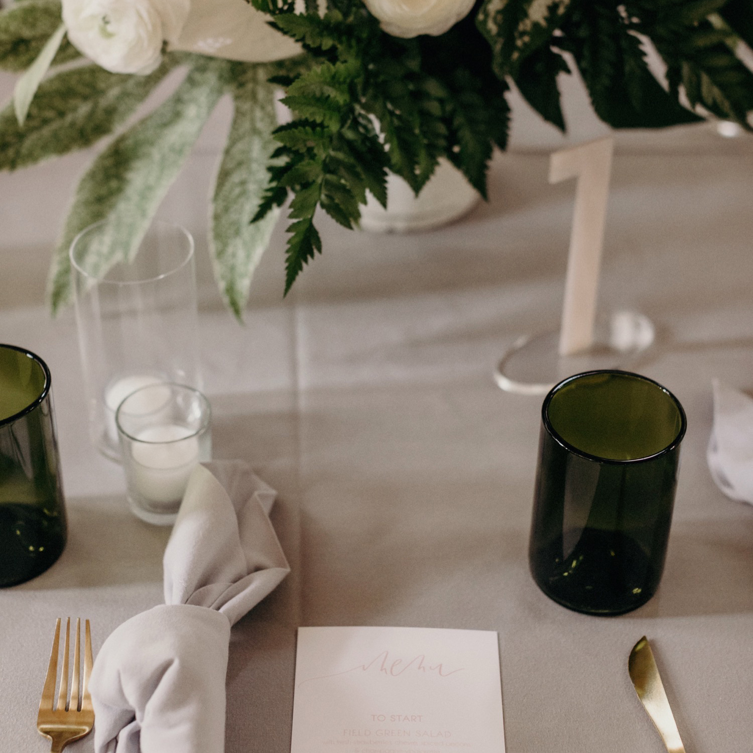 Photo Gallery of Austin Catering's Menu Presentation